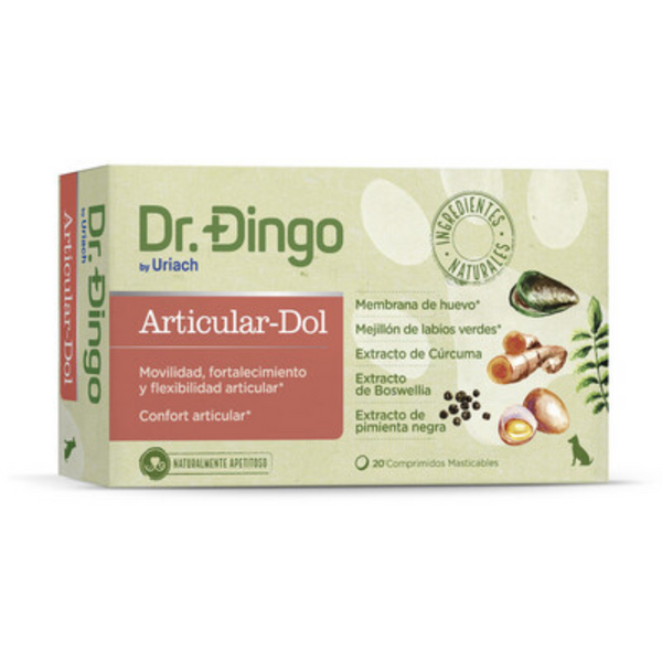 COMPRAR ALIMENTO COMPLEMENTARIO DR DINGO PERROS ARTICULAR - DOL 30 G ...